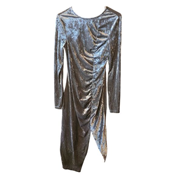 Future Collective | Dresses | Future Collective Crushed Velvet Midi ...